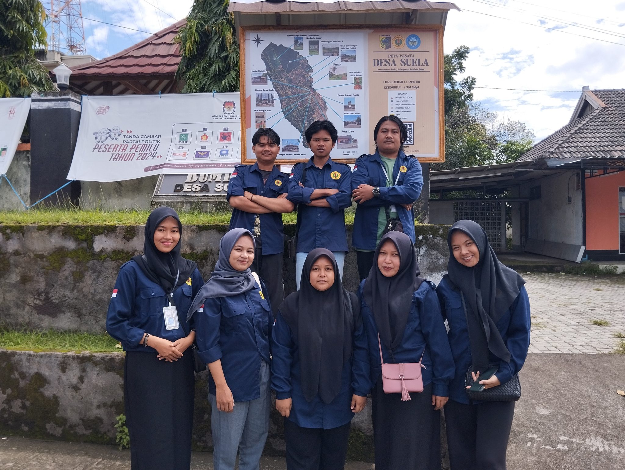 Permudah Aksesibilitas Wisatawan, Mahasiswa KKN Unram Membuat Peta ...