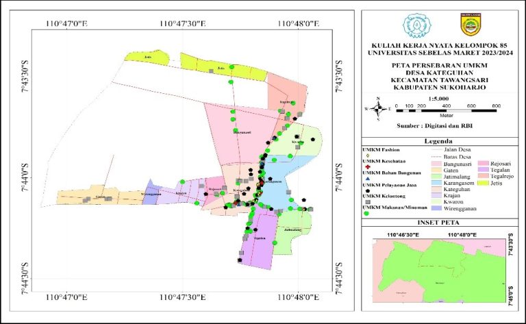 Sebagai Upaya Pengembangan UMKM Desa Kateguhan di Era Digital, KKN 85 ...